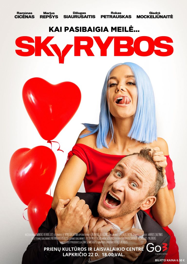Lietuviška kino komedija „Skyrybos“ - PRIENŲ RAJONO SAVIVALDYBĖ